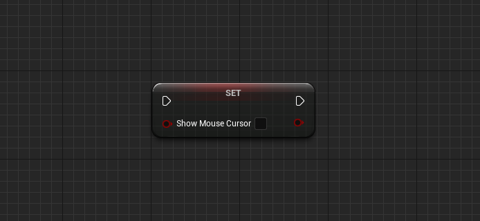 Showing Mouse Cursor in Unreal Engine