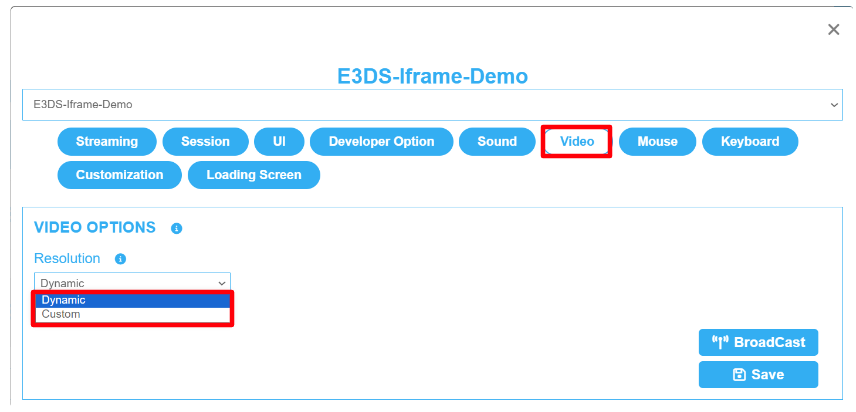Setting the Video Quality in Iframe